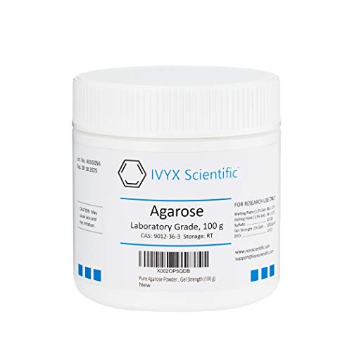 Pure Agarose Powder, Laboratory Grade, 1200g/cm3 Gel Strength – IVYX ...